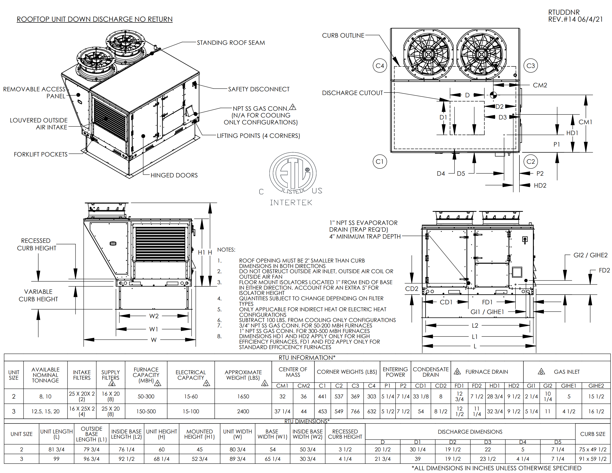 Submittal Drawing
