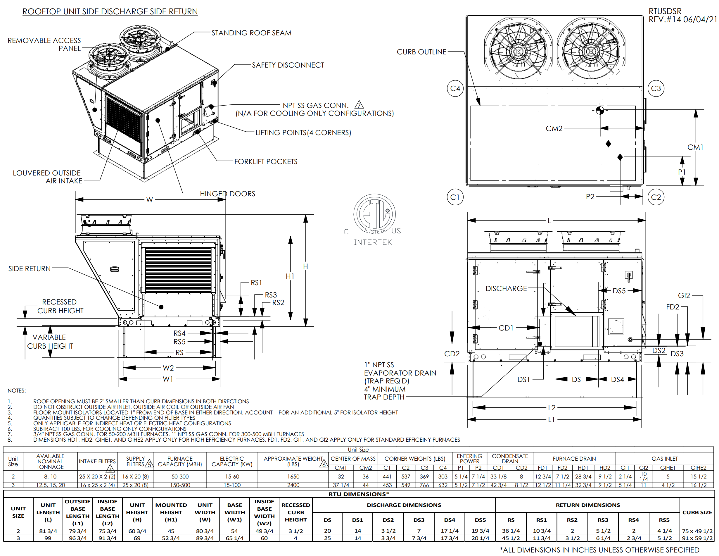 Submittal Drawing